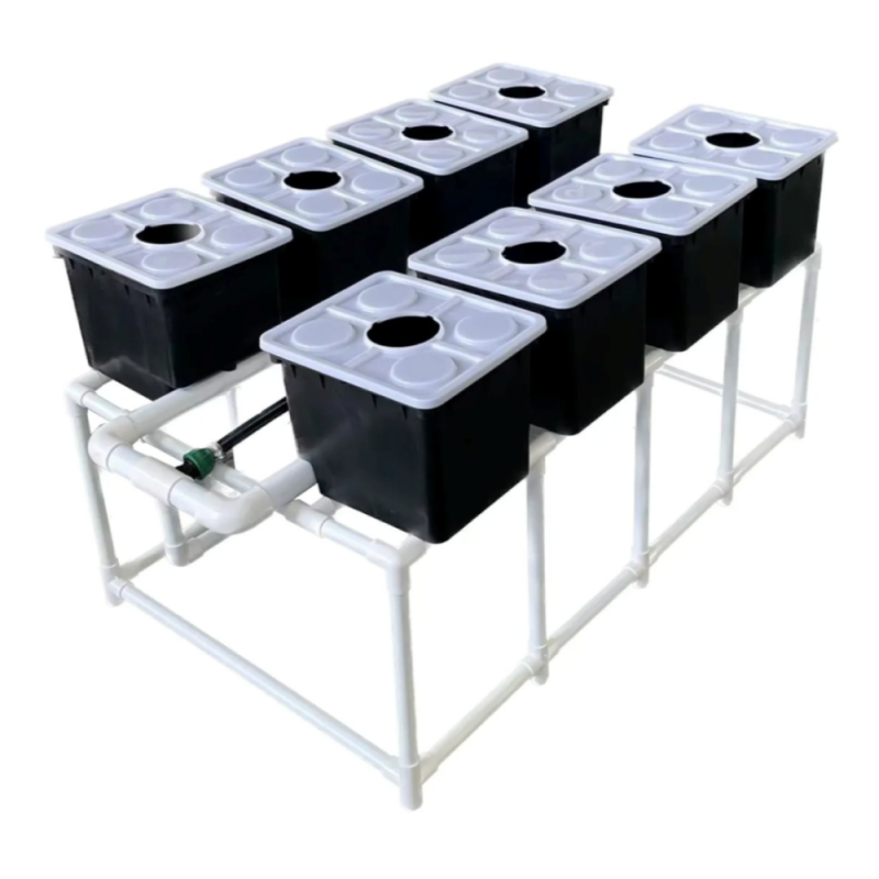 PREVENTA Sistema de Cultivo Hidropónico Dutch Bucket - 8 Bades | Agrourbano